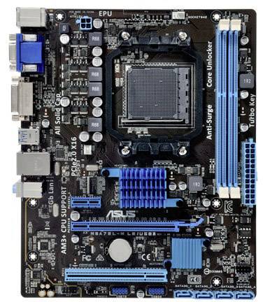 Asus M5A78L-M LE/USB3 Mainboard Sockel AMD AM3+ Formfaktor Micro-ATX ...
