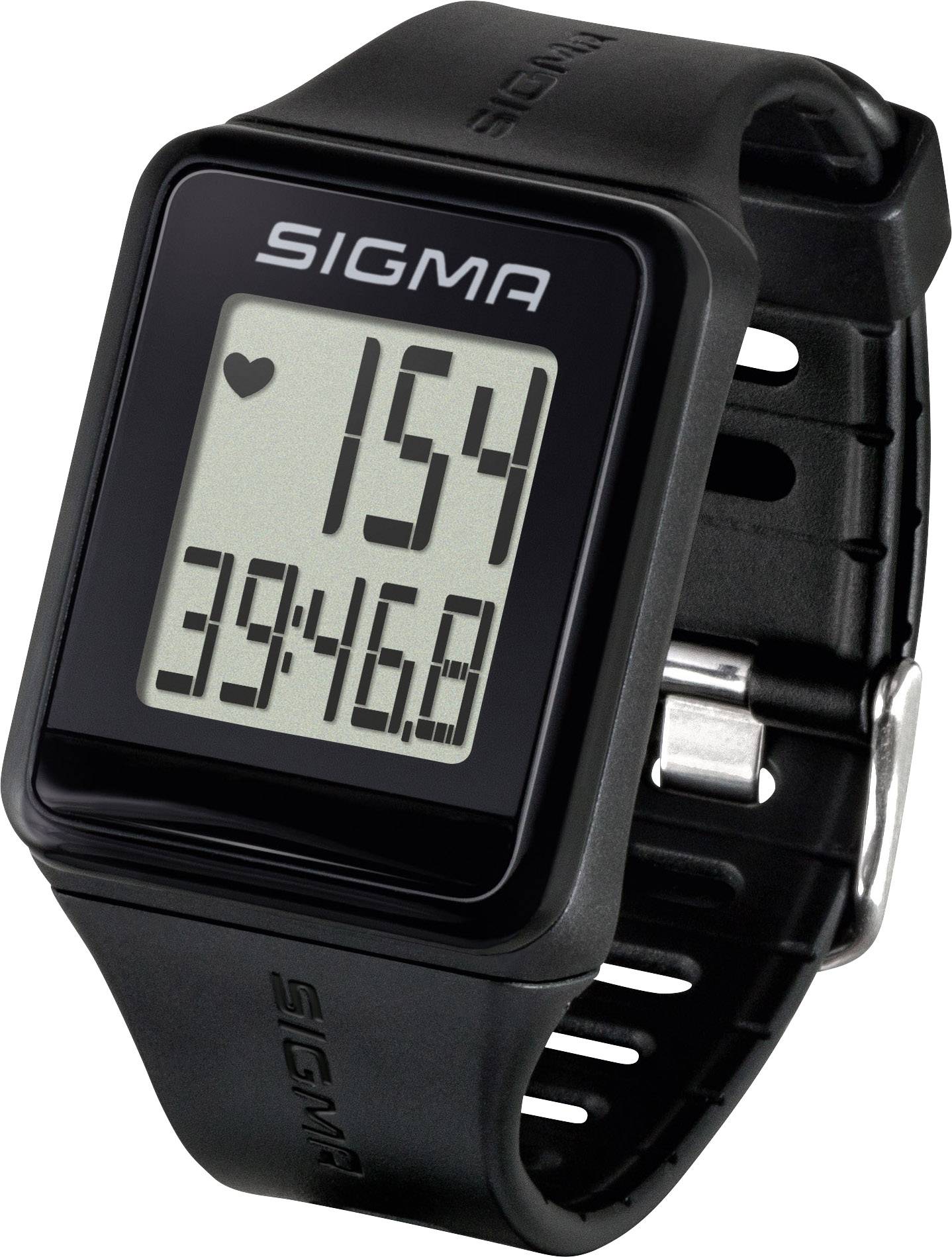 Sigma ID.GO Pulsuhr mit Brustgurt Schwarz | voelkner