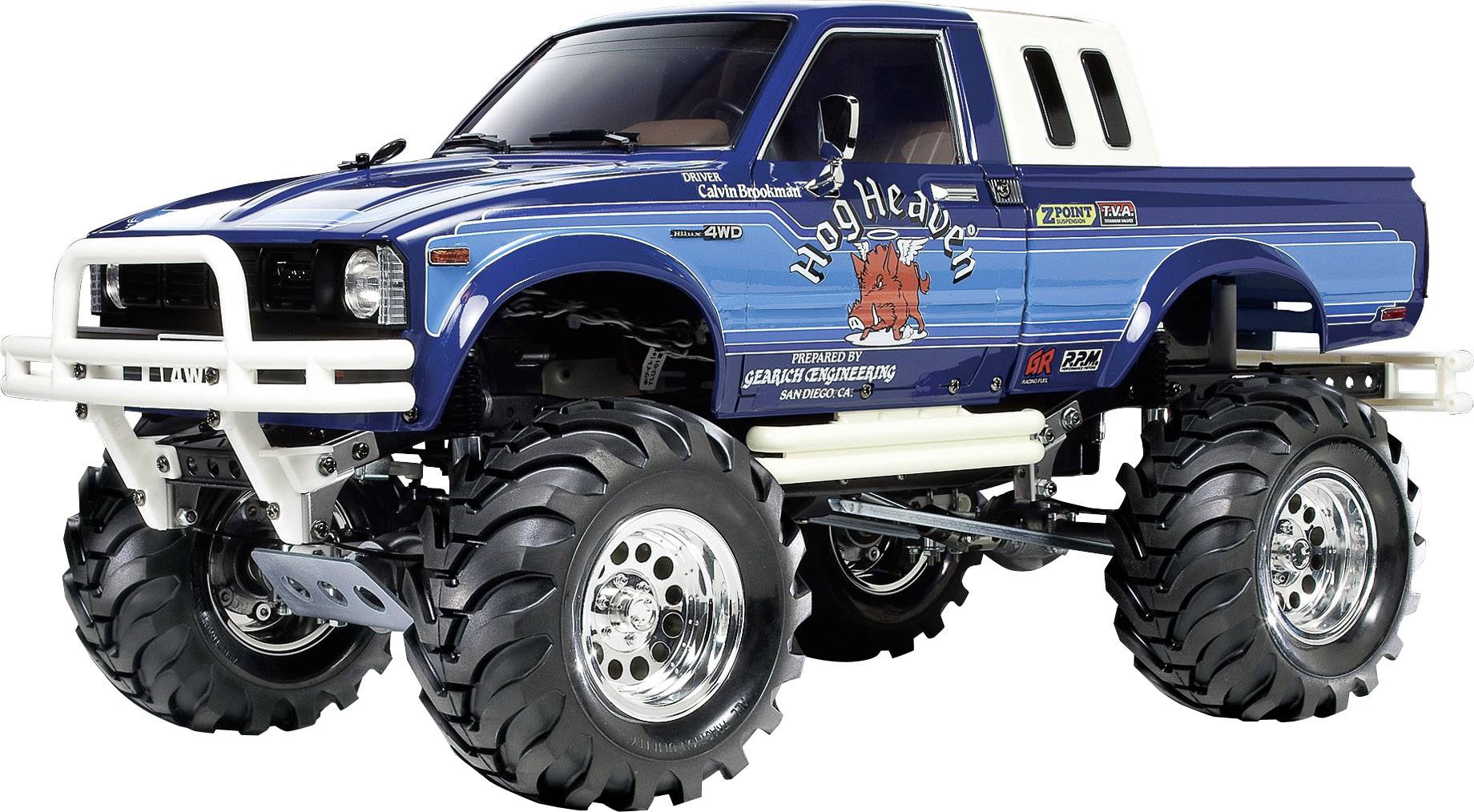 Tamiya Toyota 4x4 PickUp Bruiser Brushed 1:10 RC Modellauto Elektro ...