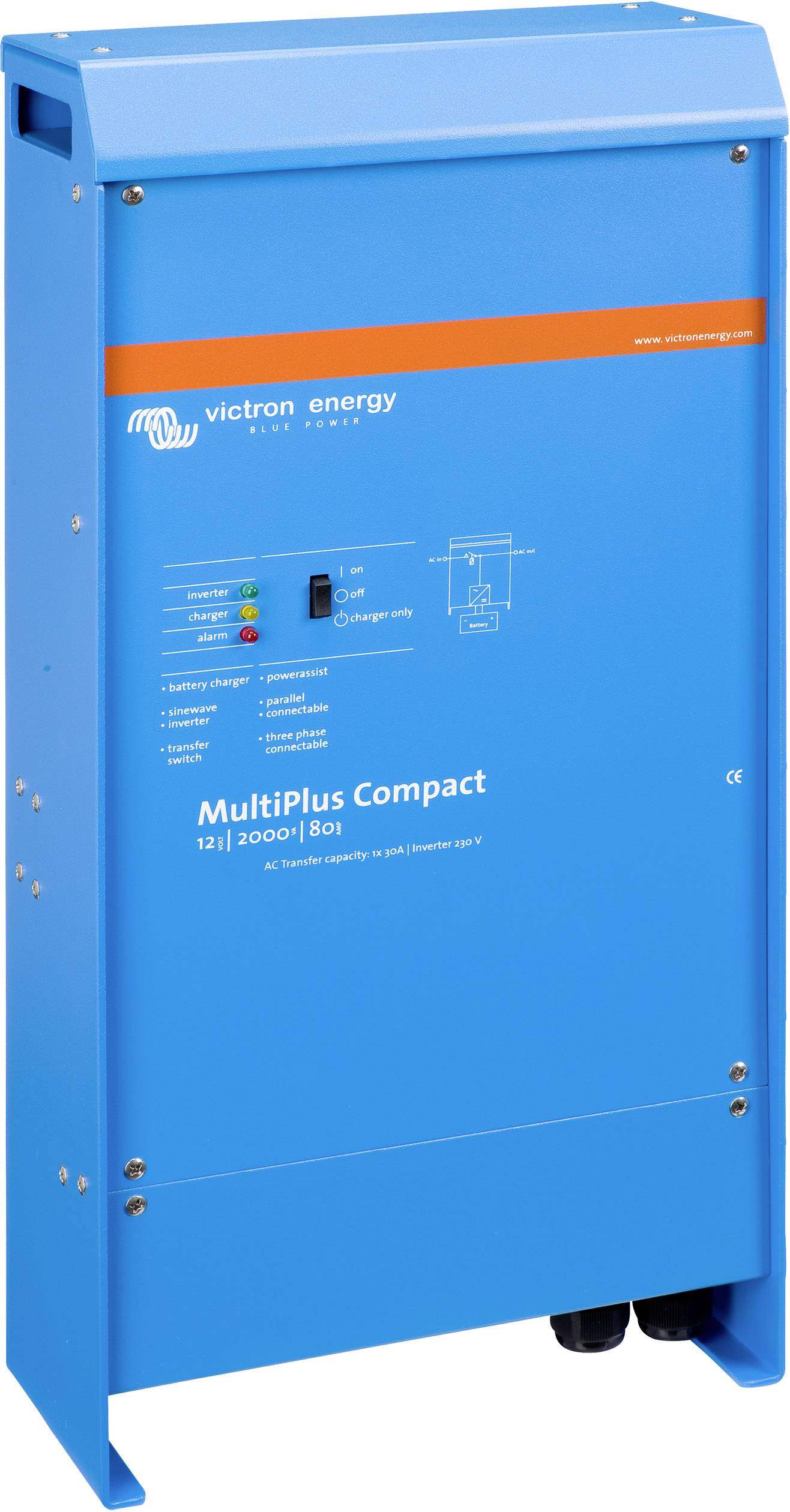 Victron Energy Netzwechselrichter MultiPlus C 12/2000/80-30 2000W 12 V ...
