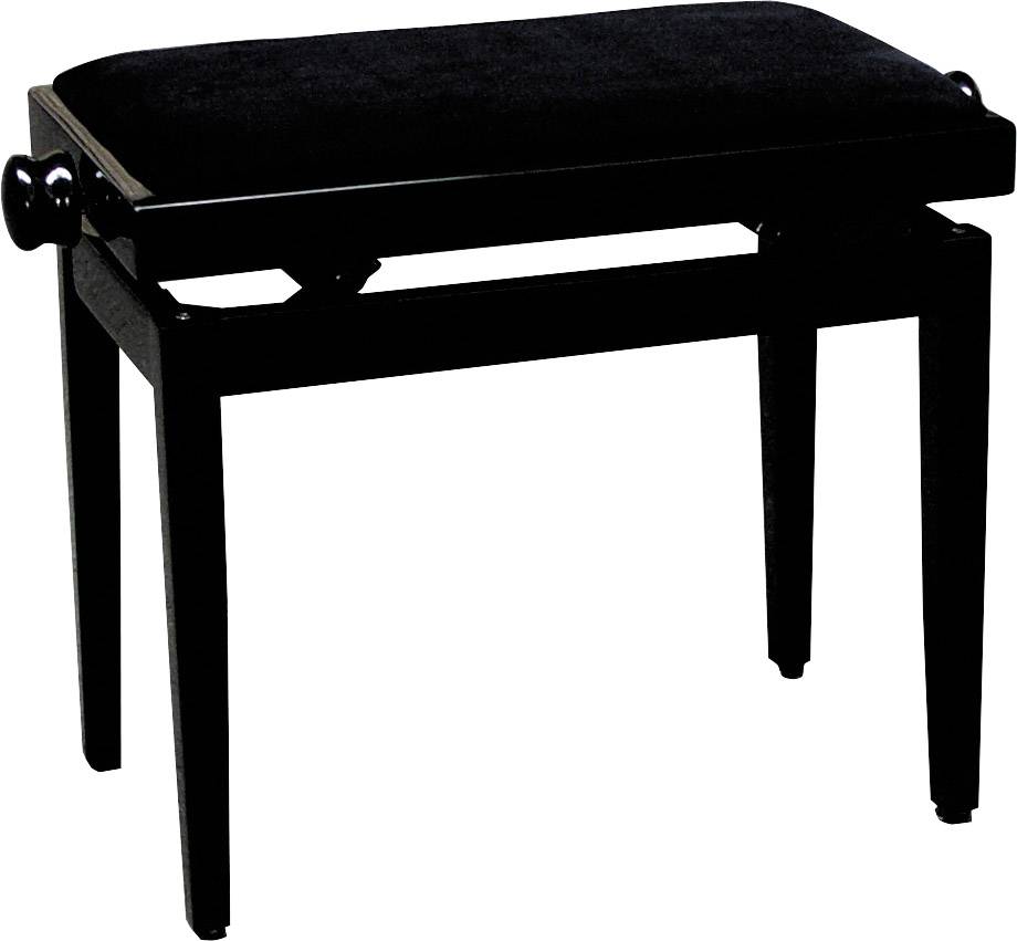 MSA Musikinstrumente KL 5 Klavierhocker Schwarz höhenverstellbar | voelkner