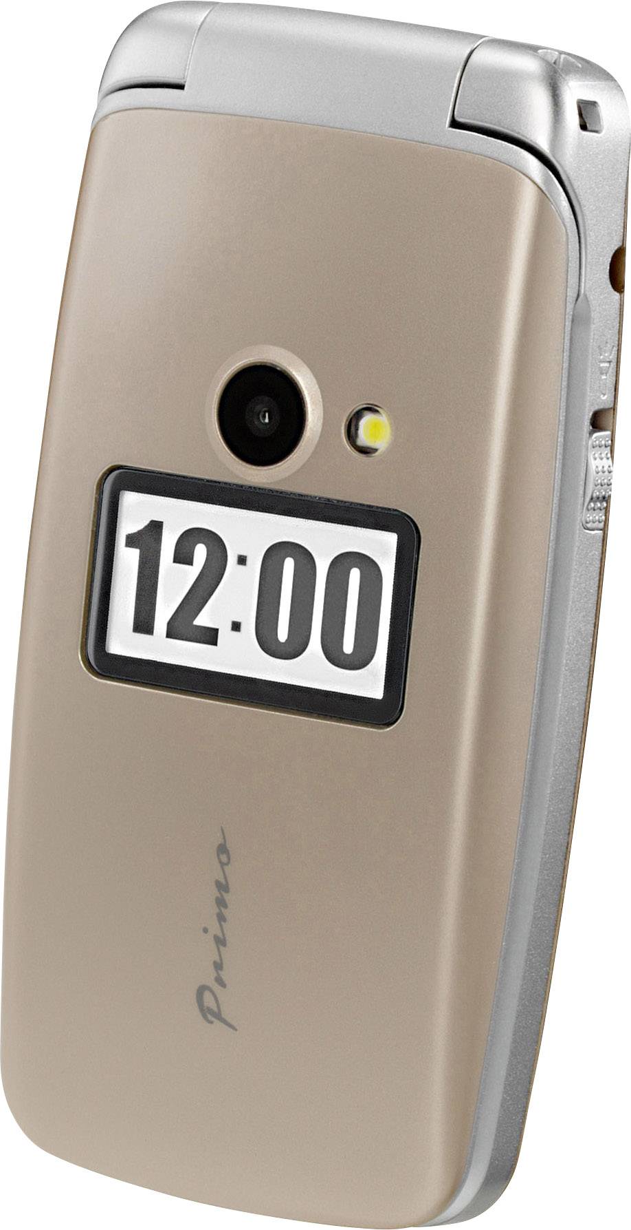 Doro 413 Senioren-Klapp-Handy mit Ladestation, SOS Taste Gold ...