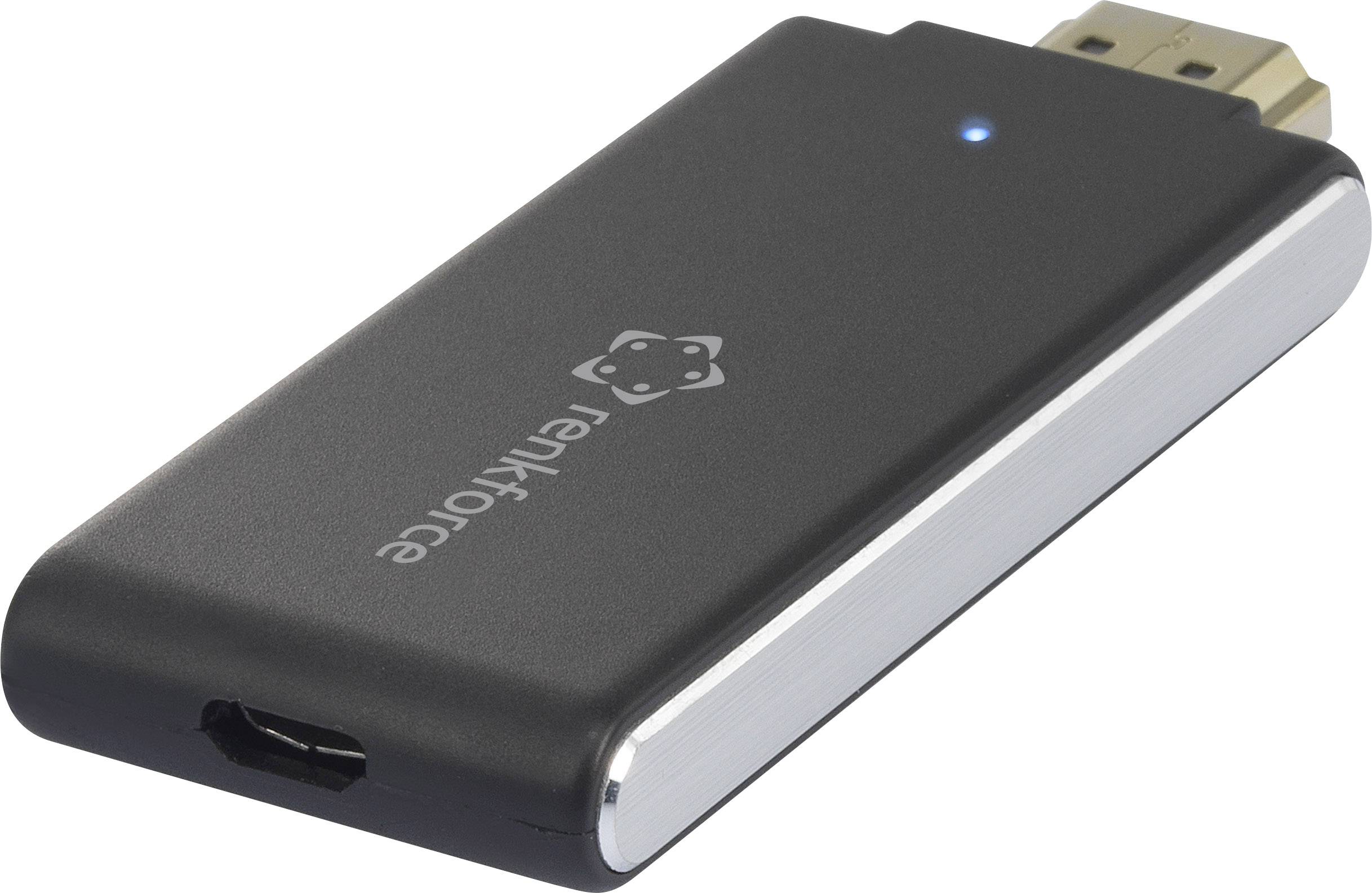 Renkforce renkCast 3 HDMI Streaming Stick AirPlay, Miracast, DLNA ...