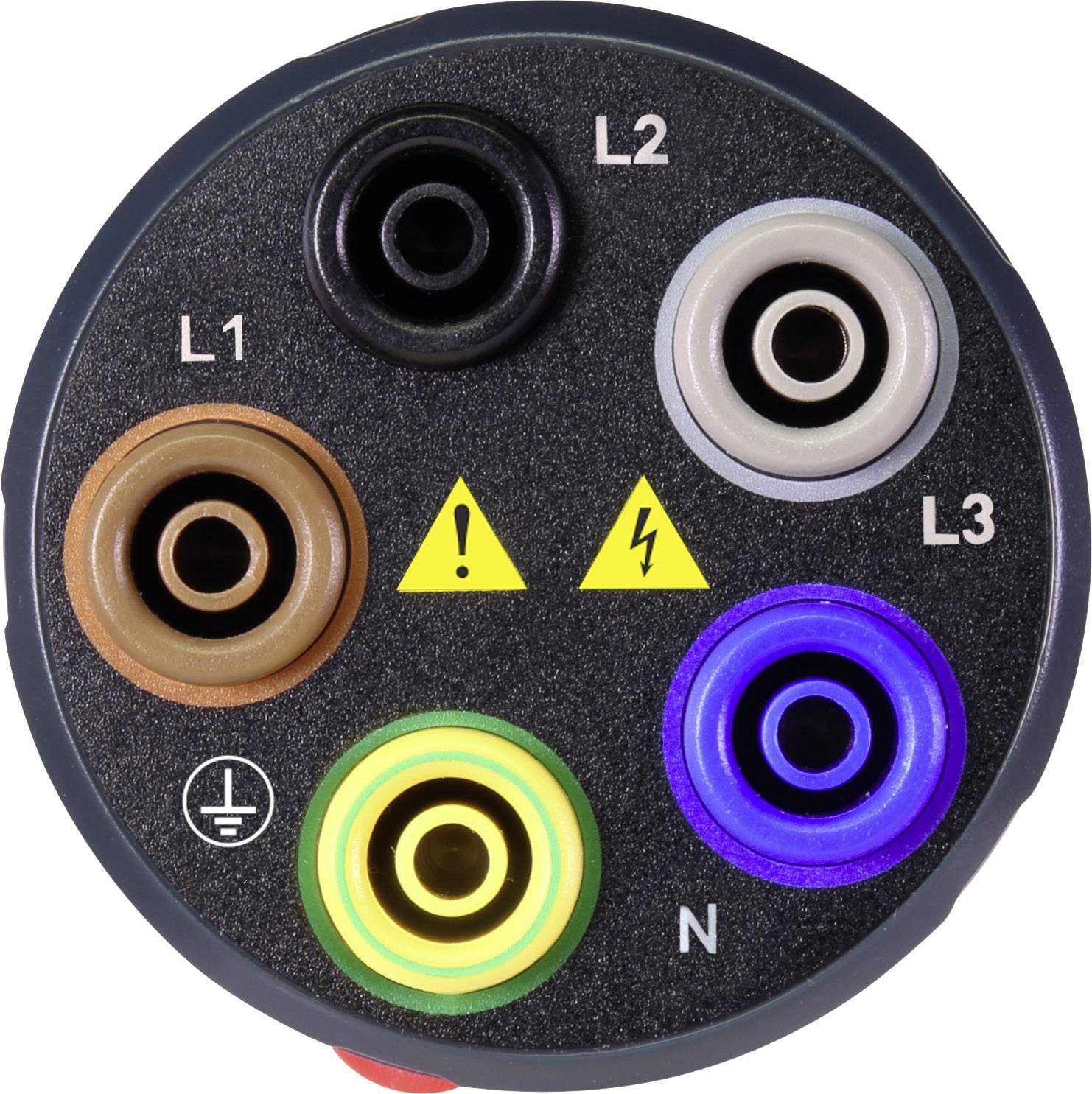 VOLTCRAFT VMA-3L 16 Messadapter CEE-Stecker 16A 5polig - Buchse 4mm ...