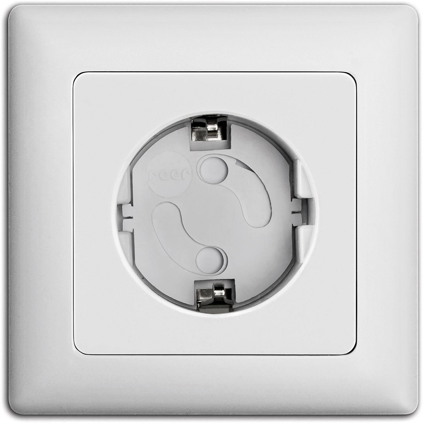 REER 3246010 Steckdosen-Einsatz Weiß 10St. | digitalo