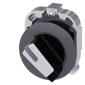 Siemens 3SU10622DF600AA0 3SU1062-2DF60-0AA0 Knebelschalter Knebel Weiß ...