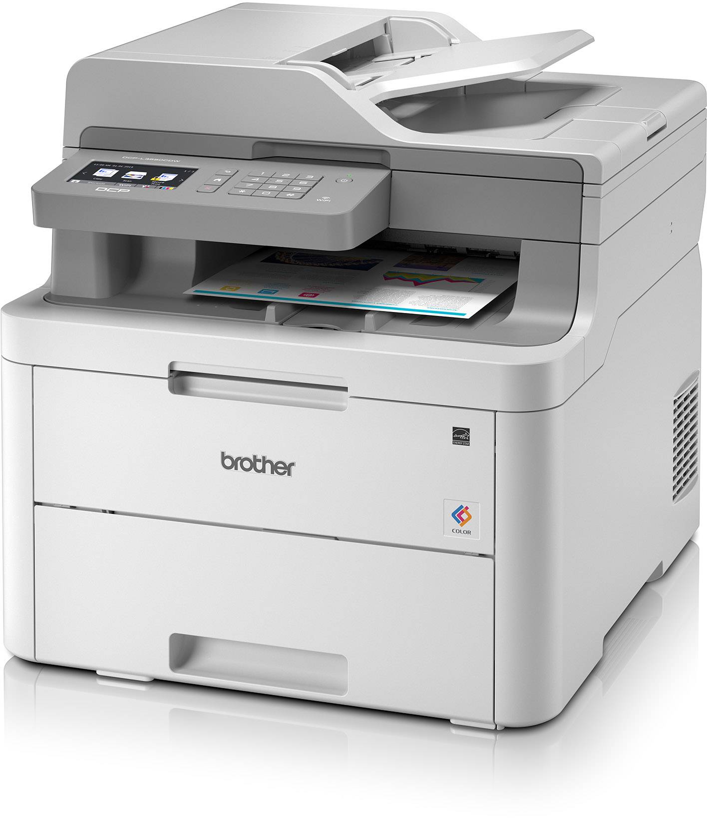 Brother DCP-L3550CDW Farb LED Multifunktionsdrucker A4 Drucker, Scanner ...