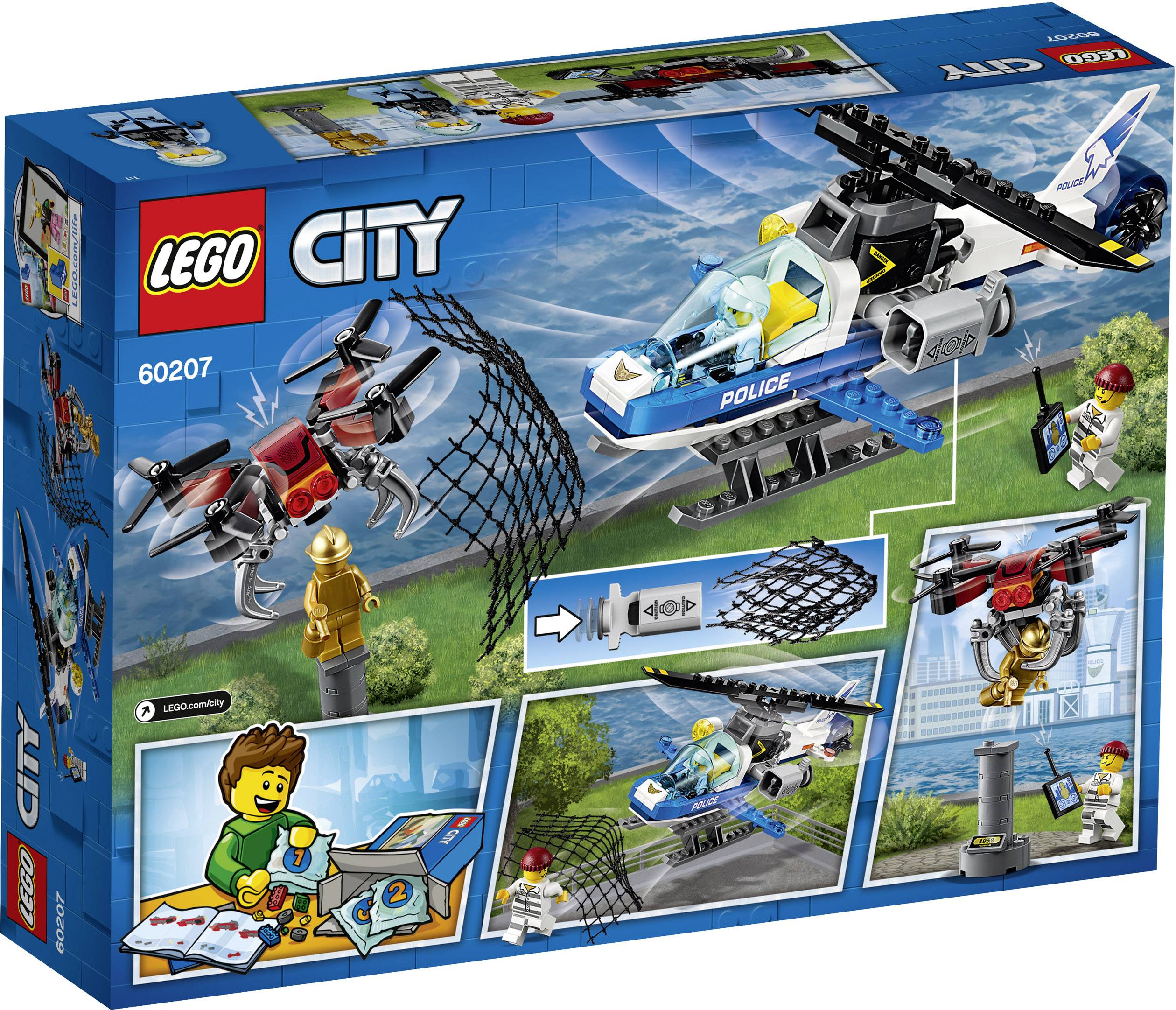 60207 LEGO® CITY Polizei Drohnenjagd, LEGO CITY | getgoods