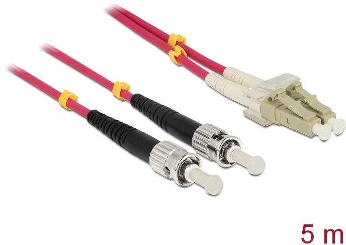 Delock 84867 Glasfaser LWL Anschlusskabel [1x LC-Stecker - 1x ST ...