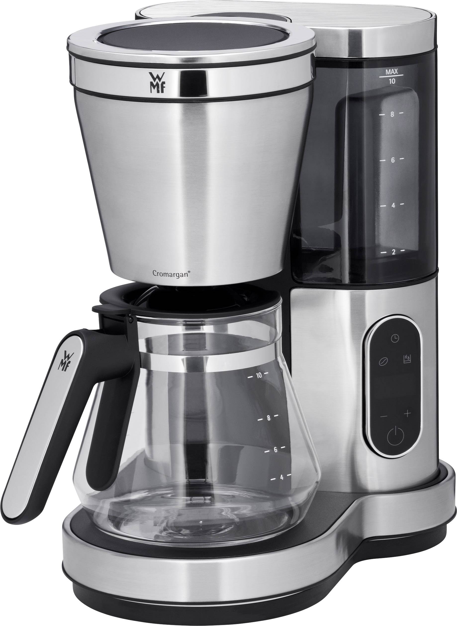 WMF LUMERO Glas Kaffeemaschine Edelstahl, Schwarz Fassungsvermögen ...