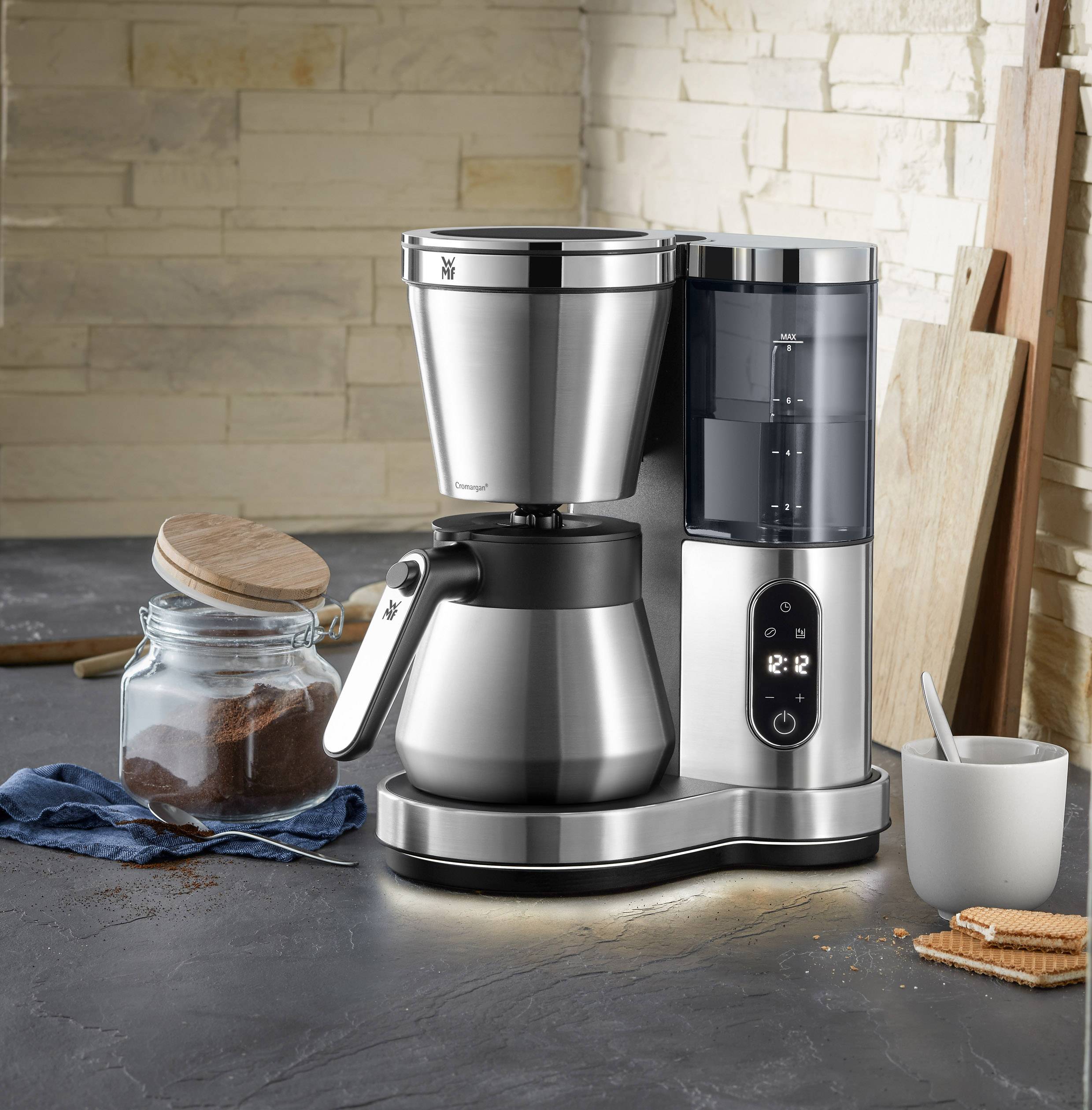 WMF LUMERO Thermo Kaffeemaschine Silber, Schwarz Fassungsvermögen ...