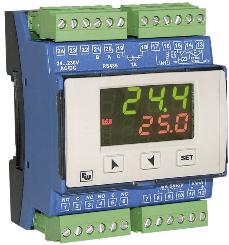Wachendorff URDR0001 PID Temperaturregler K, S, R, J, Pt100, Pt500 ...