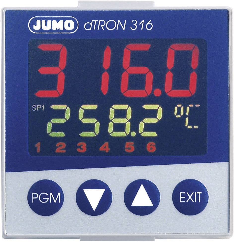 Jumo dTRON 316 PID Temperaturregler Pt100, Pt500, Pt1000, KTY11-6, L, J ...
