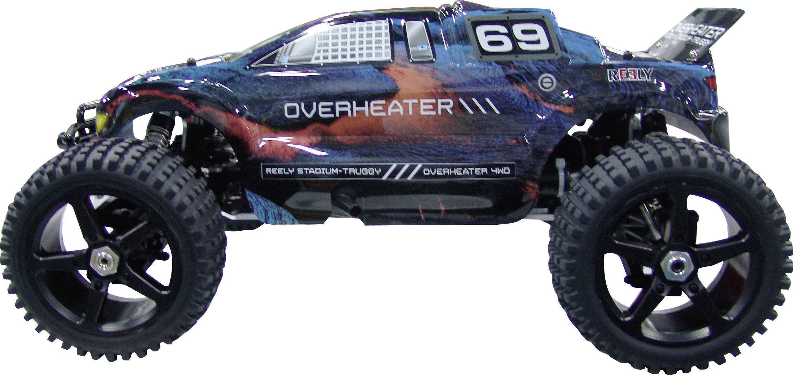 Reely 1:8 Truggy Kompletträder Overheater 5-Speichen Schwarz 1 Paar ...