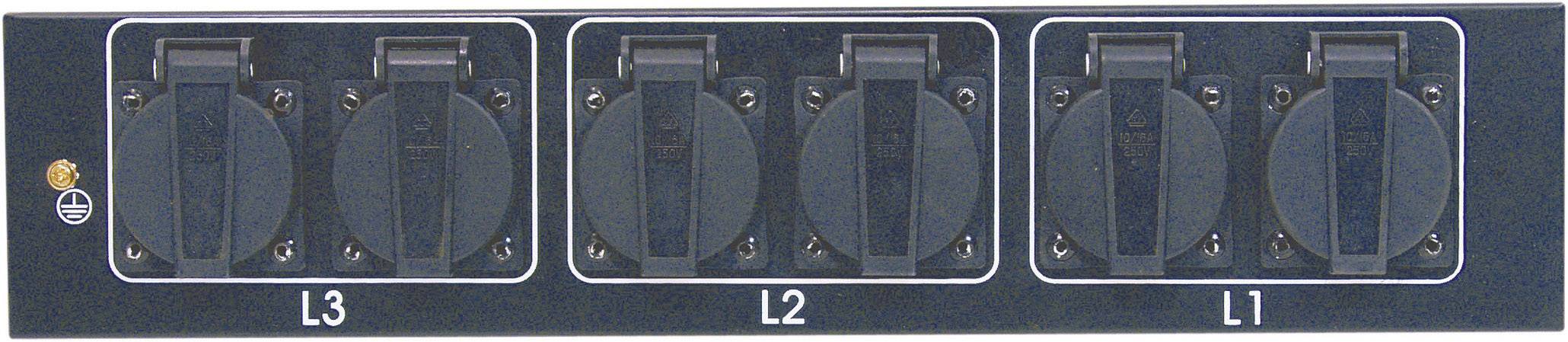 Eurolite SB-1050 19 Zoll Stromverteiler 6fach 2 HE versandkostenfrei ...