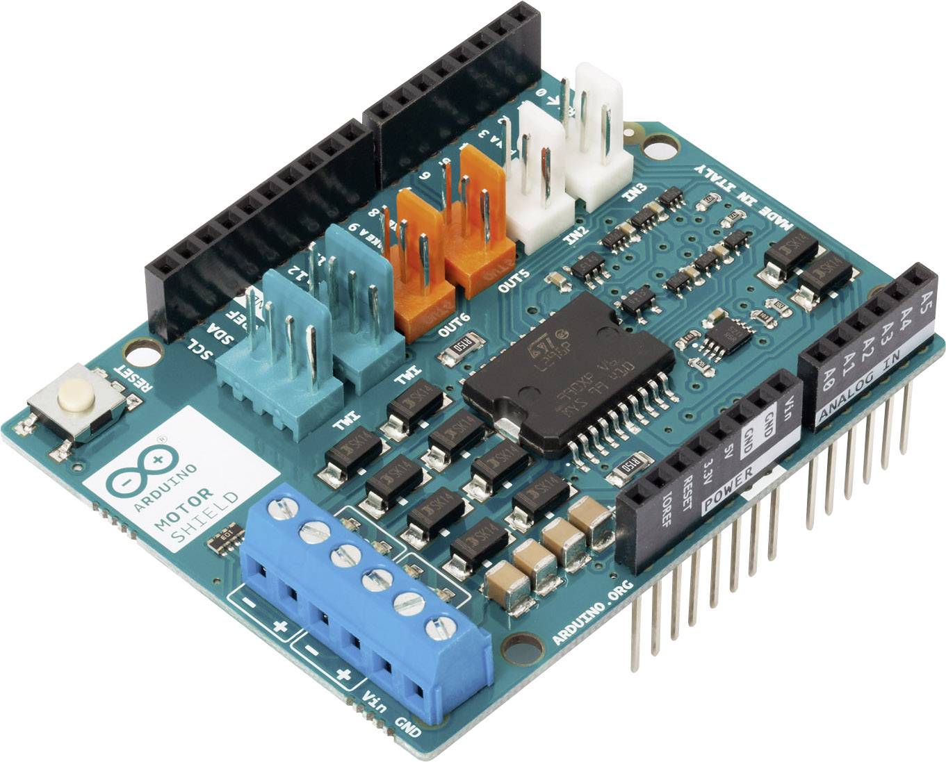 Arduino AG Motor Shield Rev3 Motor-Shield Passend für: Arduino | voelkner