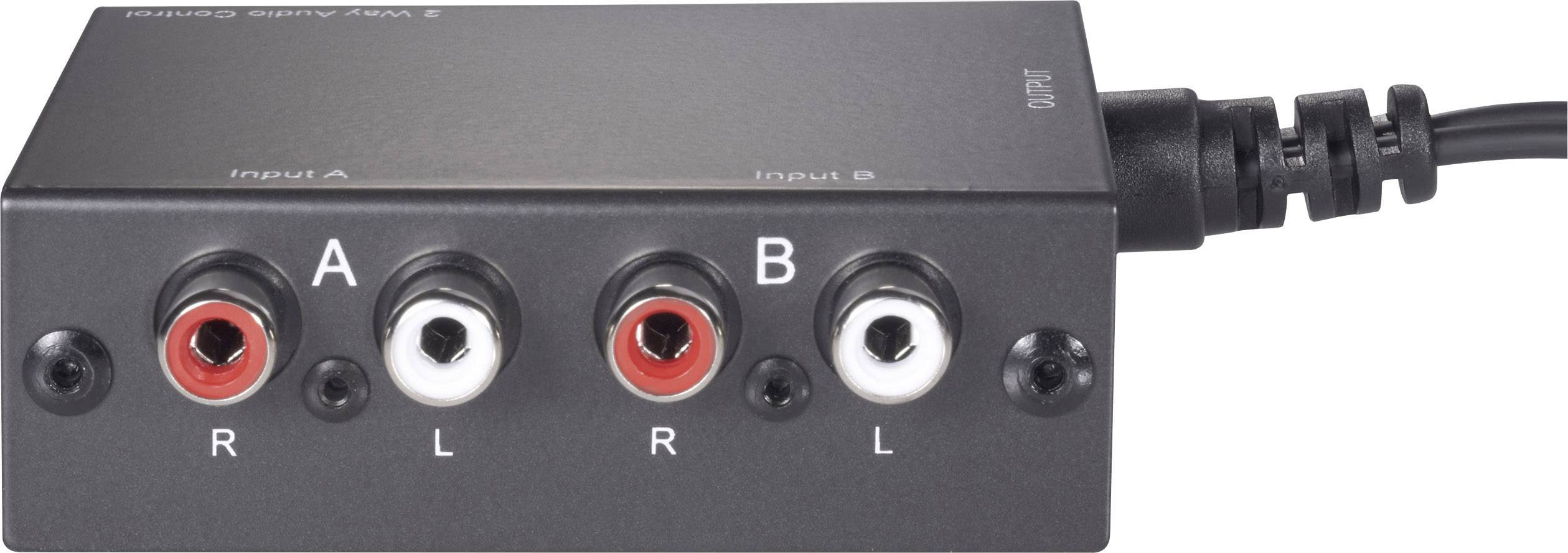 SpeaKa Professional 2 Port Cinch-Audio-Switch | getgoods