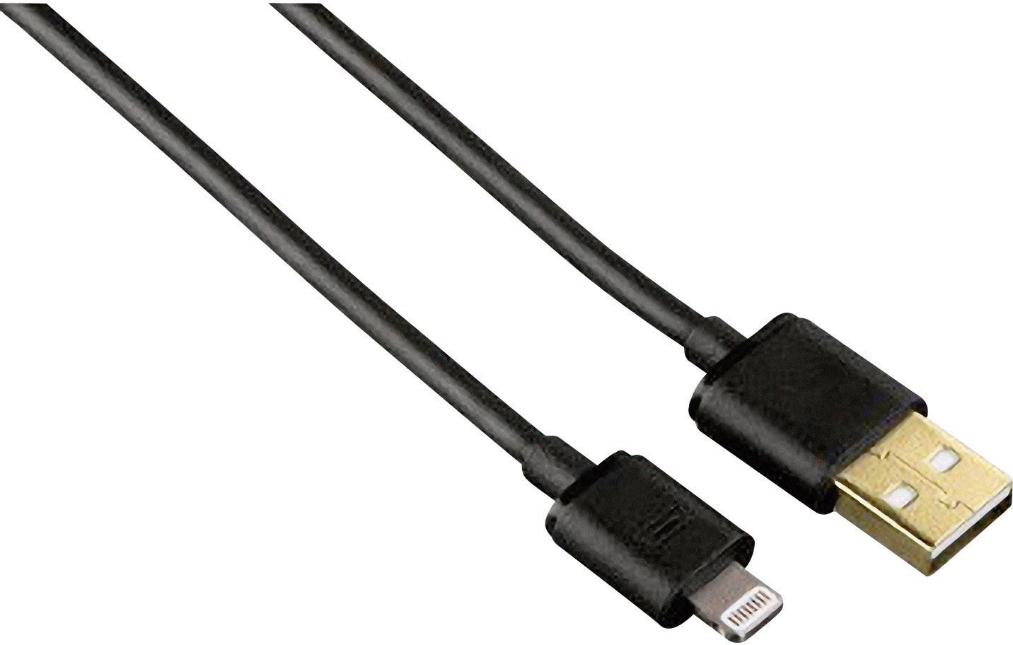 Hama Apple iPad/iPhone/iPod Anschlusskabel [1x USB 2.0 Stecker A - 1x ...