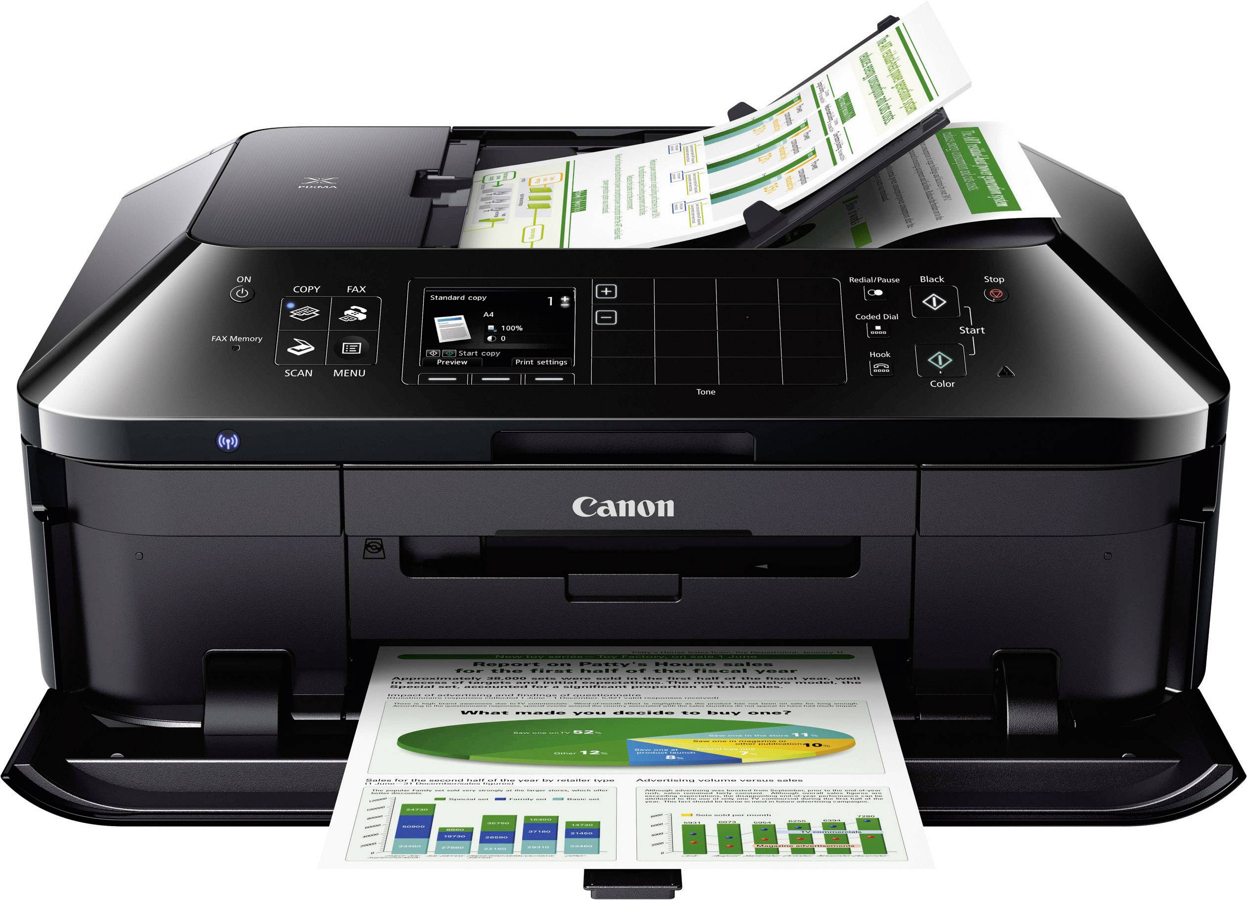 Canon PIXMA MX925 Multifunktionsdrucker Tintenstrahl Farbe A4 Drucker ...