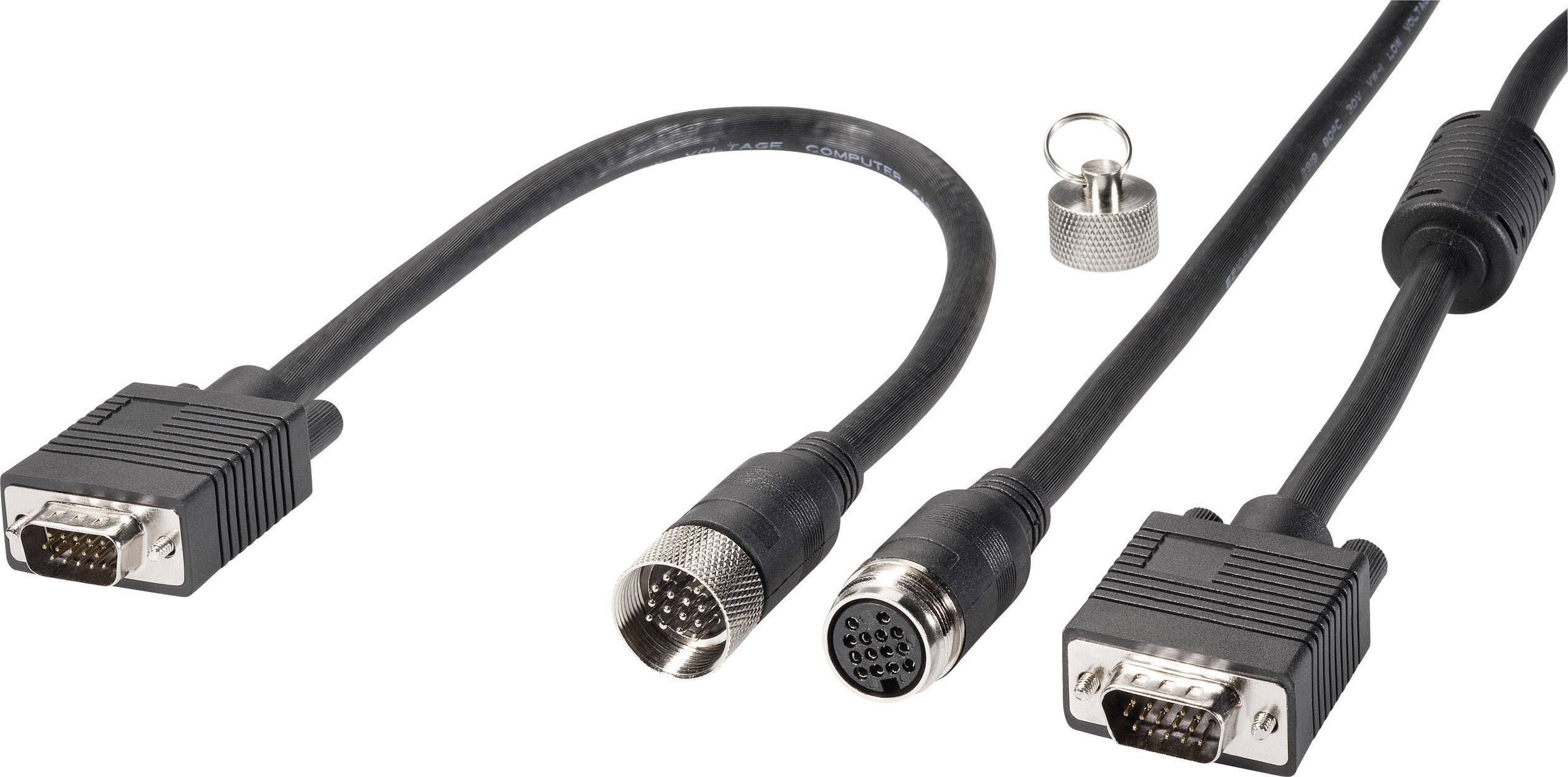 Renkforce VGA Anschlusskabel VGA 15pol. Stecker, VGA 15pol. Stecker 15 ...