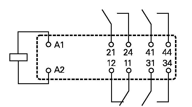 TE Connectivity SR4M4024 Printrelais 24 V/DC 8 A 3 Schließer, 1 Öffner ...