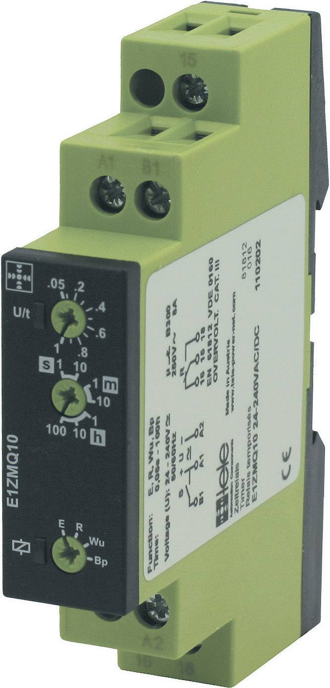 Tele 110202 E1ZMQ10 24-240VAC/DC Zeitrelais Multifunktional 1 St. 1 ...