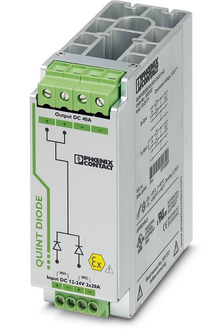 Phoenix Contact 2320157 Hutschienen-Redundanz-Modul (DIN-Rail) 40A ...
