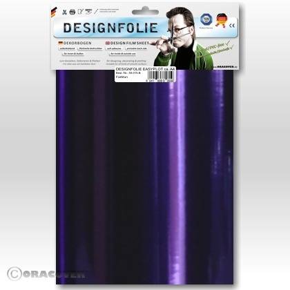 Oracover 50-100-B Designfolie Easyplot (L x B) 300mm x 208mm Chrom-Violett | voelkner