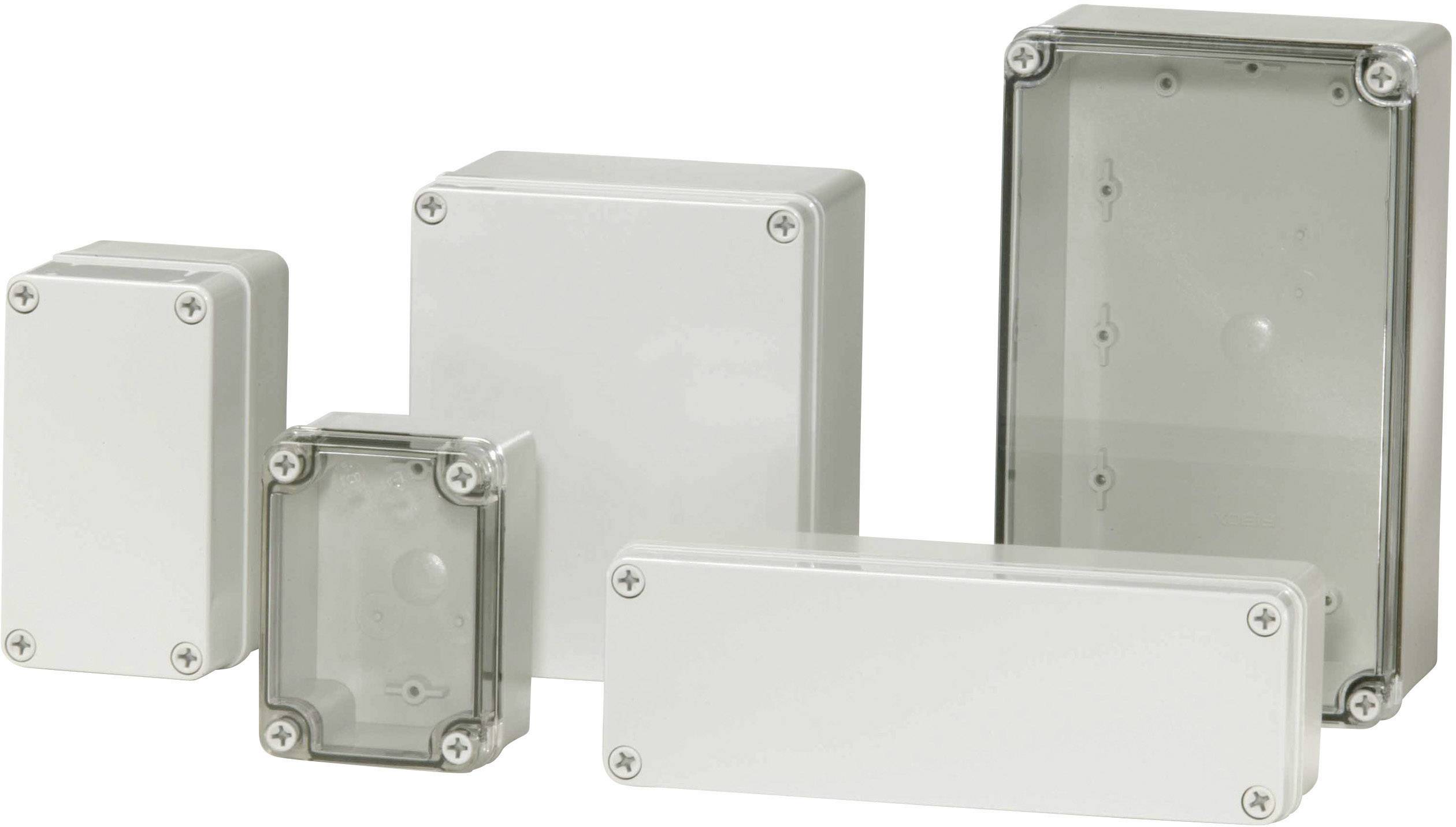 Fibox ABS M 95G Installations-Gehäuse 230 x 140 x 95 ABS Lichtgrau (RAL ...