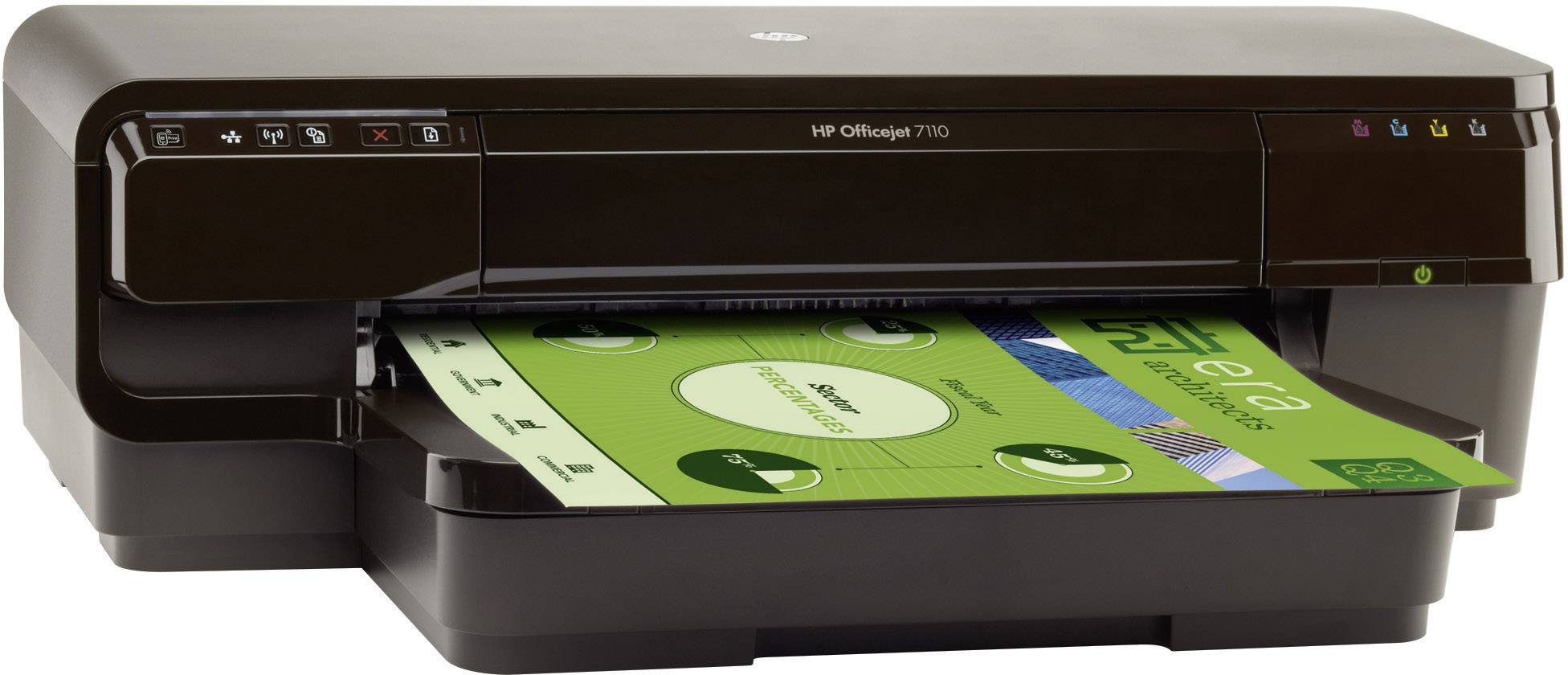 HP OfficeJet 7110 Wide Format e-Printer Farb Tintenstrahl Drucker A3 ...