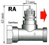 700101 Heizkörper-Ventil-Adapter Passend für Heizkörper Danfoss RA ...
