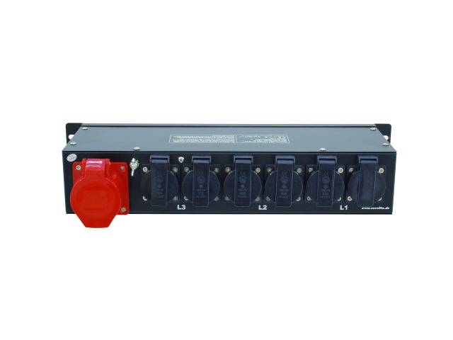 Eurolite SBM-16 19 Zoll Stromverteiler 6fach 2 HE versandkostenfrei ...