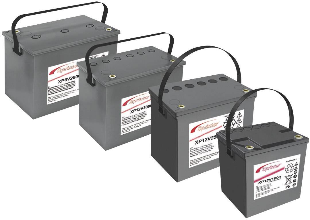 GNB Sprinter P12V600 NAPW120600HP0MA Bleiakku 12V 24Ah Blei-Vlies (AGM ...