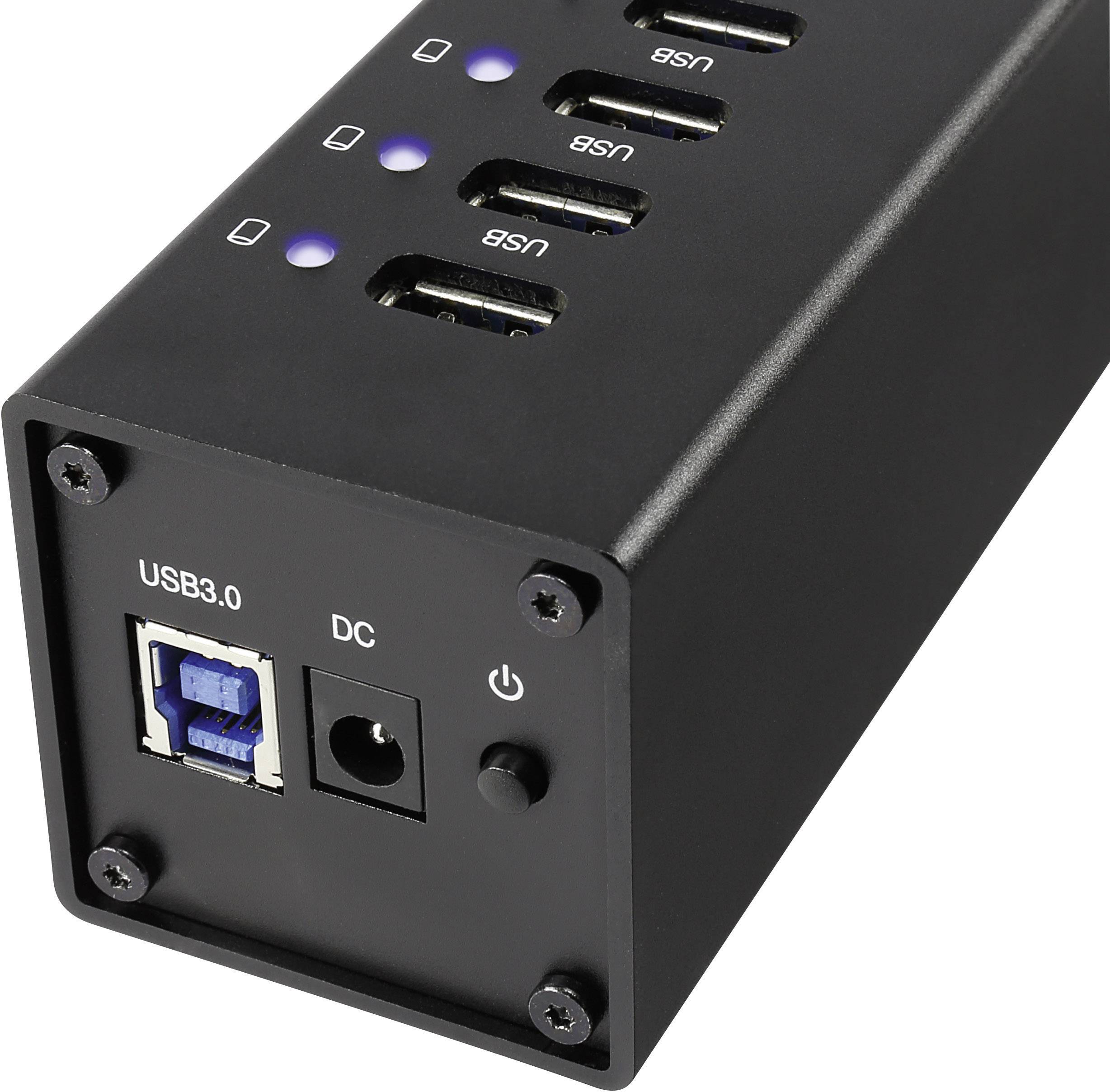 Renkforce RF-UH-A10 10 Port USB 3.2 Gen 1-Hub (USB 3.0) mit ...