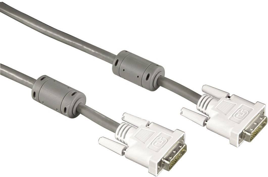 Hama DVI Anschlusskabel DVI-D 24+1pol. Stecker, DVI-D 24+1pol. Stecker ...