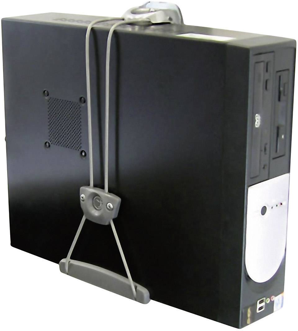 Ergotron PC Halterung Wand, Unterbau Universal CPU Holder 80-105-064 Grau Belastbar bis=22.7kg ...