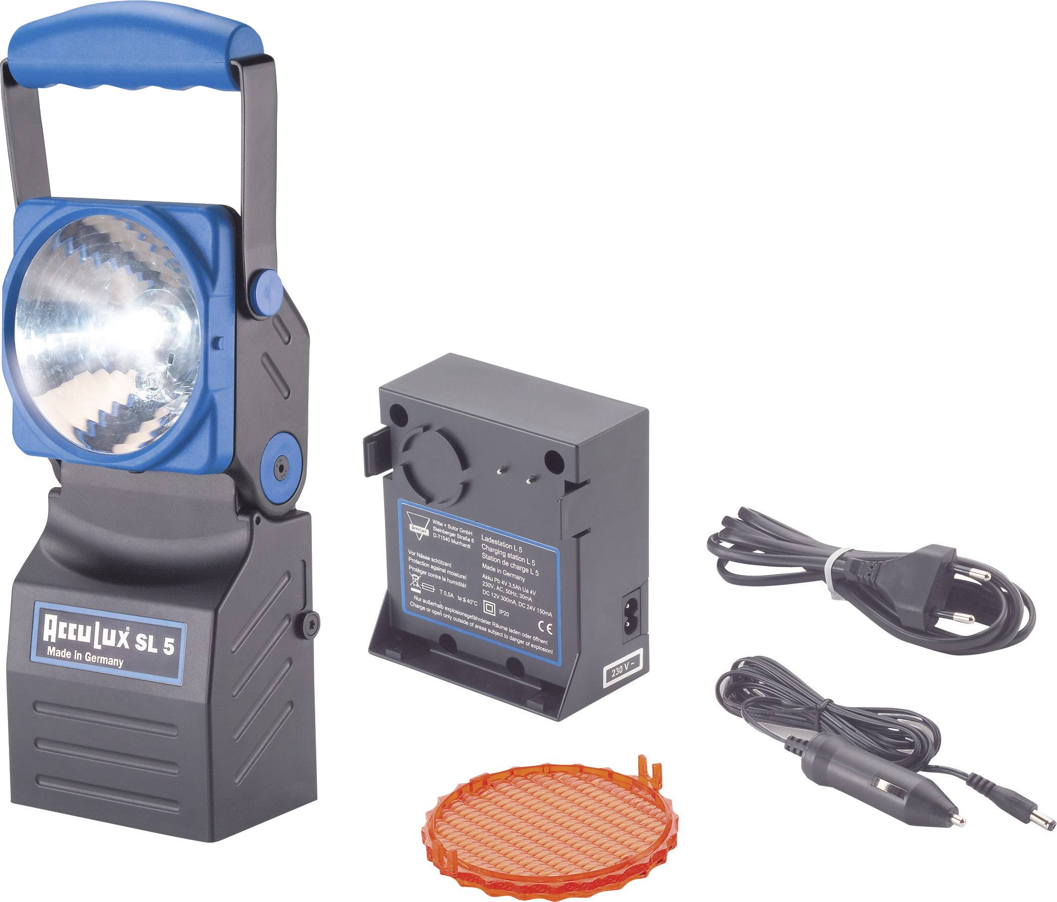 AccuLux LED Akku-Handscheinwerfer SL 5 456481 versandkostenfrei | voelkner