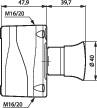 BACO LBX15301 Not-Aus-Schalter im Gehäuse 240 V/AC 2.5A 1 Öffner IP66 ...