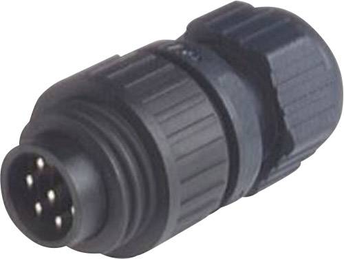 Hirschmann 934 126-100-100 Rundstecker Stecker, gerade Gesamtpolzahl: 6 ...