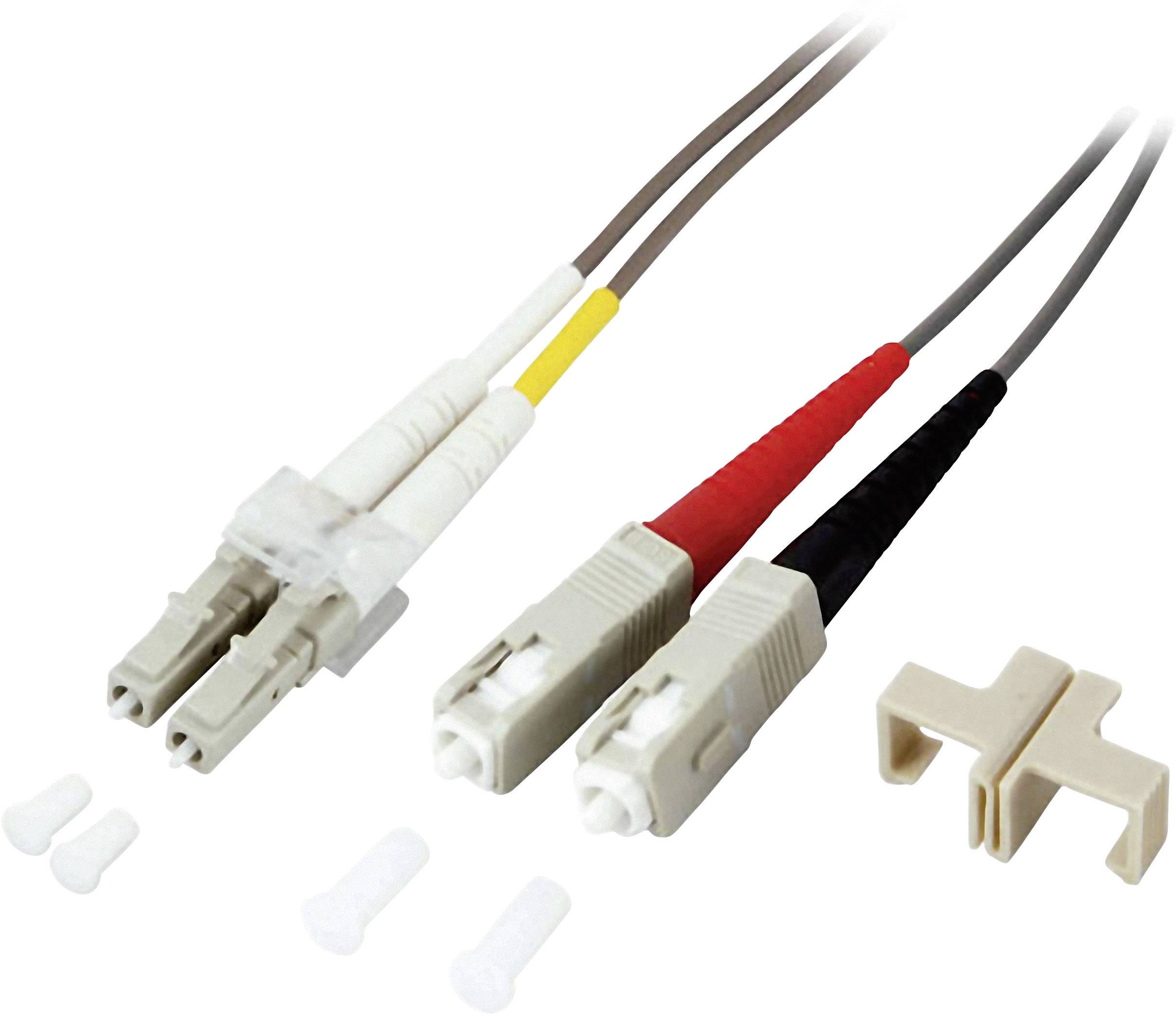 EFB Elektronik O6506.5 Glasfaser LWL Anschlusskabel [1x LC-Stecker - 1x ...