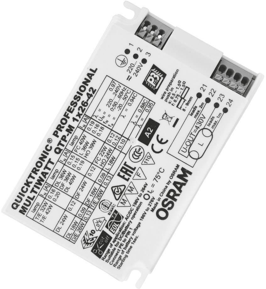 OSRAM Kompaktleuchtstofflampe EVG 42 W (1 x 42 W) | » Freue dich auf ...