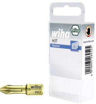 Wiha SB-Bit 7011 HOT 36276 Kreuzschlitz-Bit PH 2 Chrom-Vanadium Stahl ...