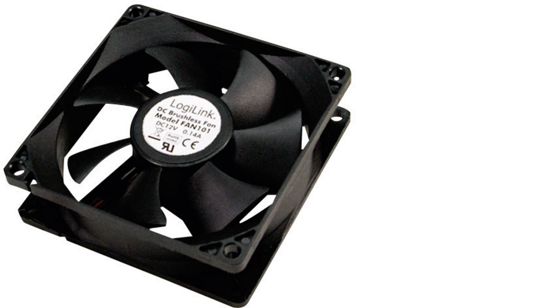 LogiLink FAN101 PC Geh use L fter Schwarz B X H X T 80 X 80 X 25mm LogiLink FAN101 PC Geh use L fter Schwarz B X H X T 80 X 80 X 25mm