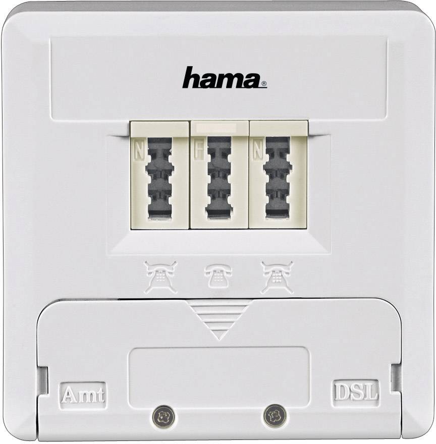 Hama ISDN-/ Analoganchluss DSL Splitter | voelkner
