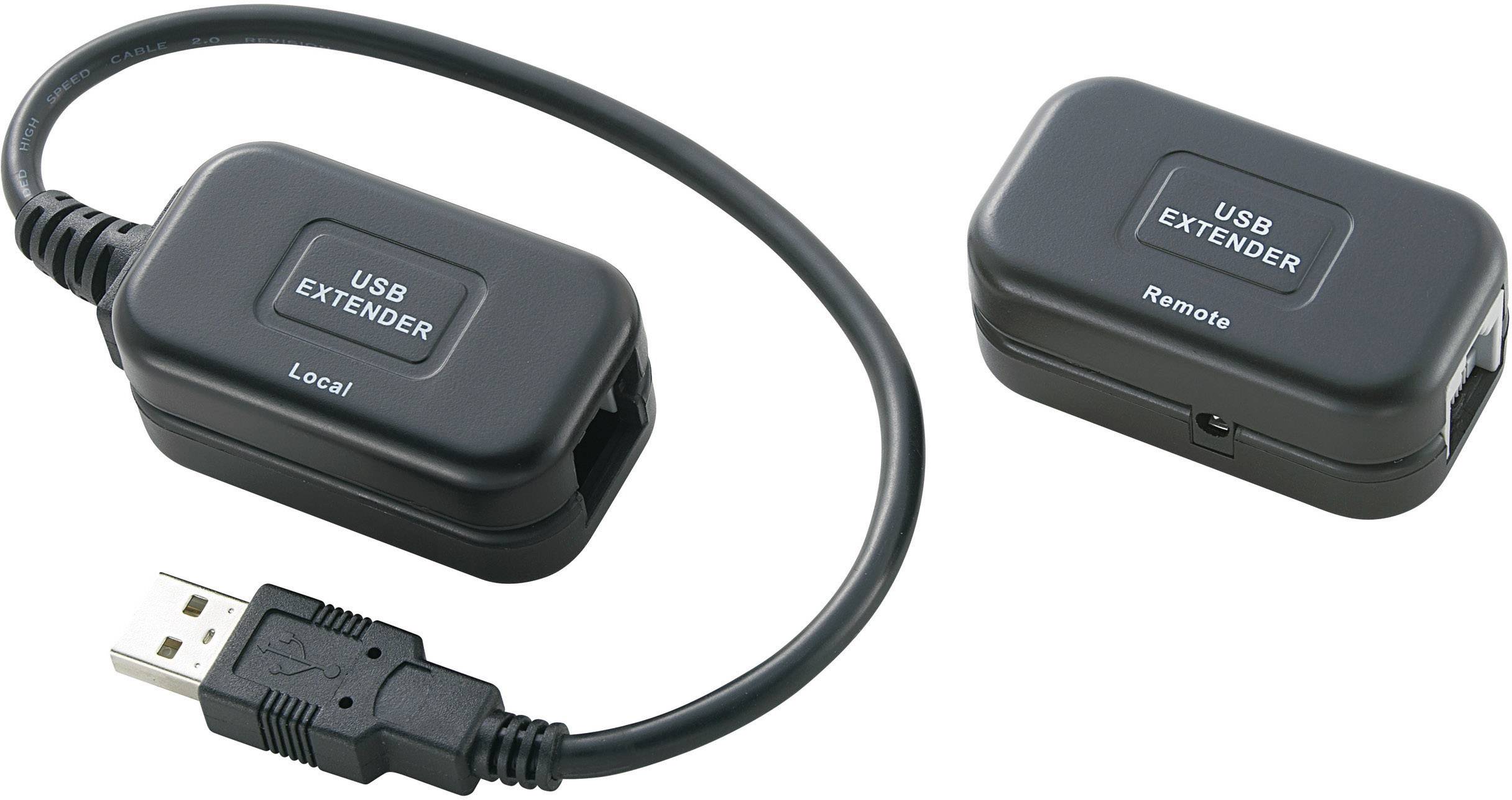 Renkforce USB 1.1 Extender (Verlängerung) über Netzwerkkabel RJ45 60m ...